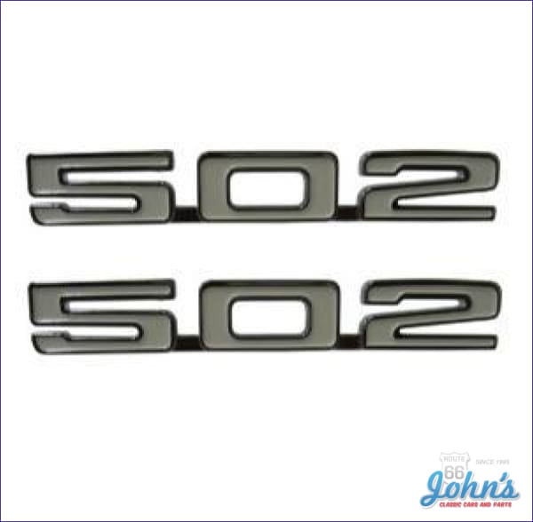 "502" Fender Emblems- Pair for Camaro Chevy II / Nova – John's Classic ...