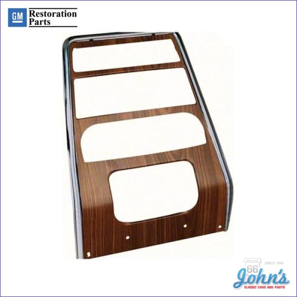 Center Dash Panel with Factory AC- Wood Grain. GM Licensed Reproductio ...
