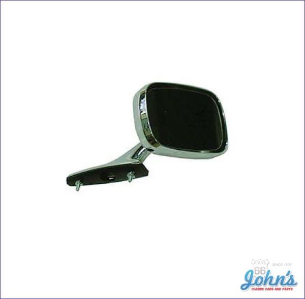 Chrome Exterior Mirror non- Remote - Passenger Side. for Chevelle El C ...