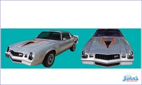 Decal Kit - Z28. Dark Blue / Blue - with solid name decals. for Camaro ...