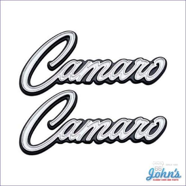 Door Panel Emblems, With Deluxe Interior. PR. GM Licensed Reproduction ...