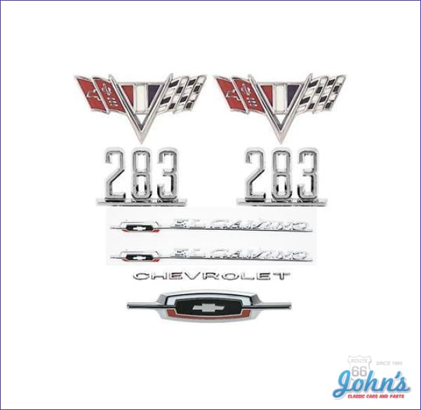 Emblem Kit, "283" for El Camino – John's Classic Cars and Parts