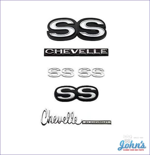 Emblem Kit, Small Block SS for Chevelle – John's Classic Cars and Parts