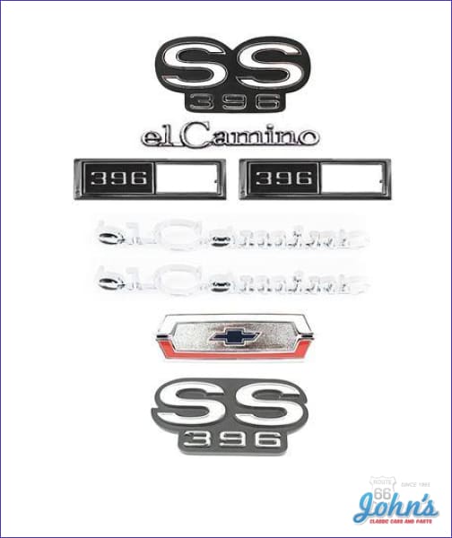 Emblem Kit, SS "396" for El Camino – John's Classic Cars and Parts
