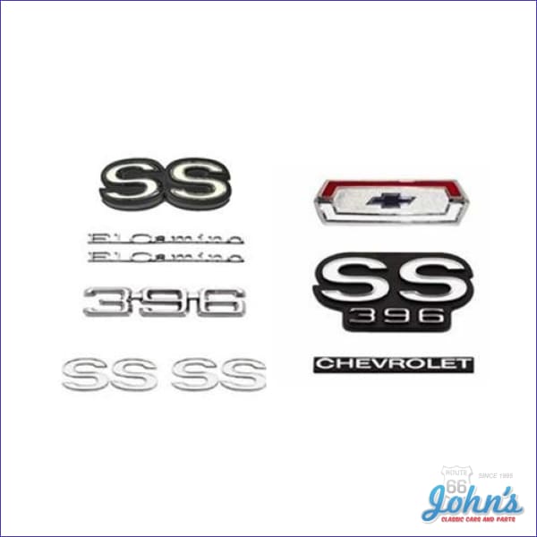 Emblem Kit, SS "396" for El Camino – John's Classic Cars and Parts
