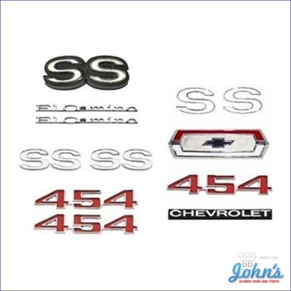 Emblem Kit, SS "454" for El Camino – John's Classic Cars and Parts