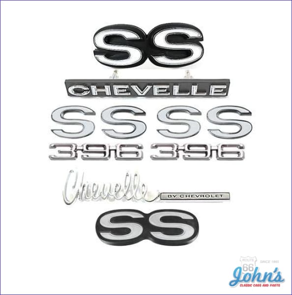 Emblem Kit, "SS396"- GM Licensed Reproduction. for Chevelle – John's ...