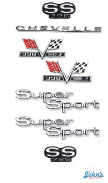 Emblem Kit, "SS396"- GM Licensed Reproduction. for Chevelle – John's ...