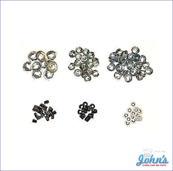 Emblem, Molding and Trim Universal Fastener Kit. 110pc for Camaro Chev ...