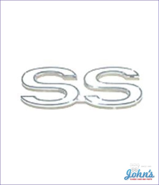 Fender Emblem "SS" - Each. GM Licensed Reproduction. for Chevy II / No ...