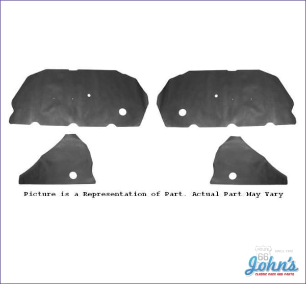 Front and Rear Coupe Door Panel Watershield Kit. 4 PC for Camaro – John ...