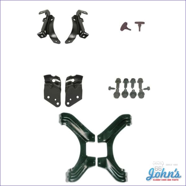 Front Bumper Bracket Kit. For Rally Sport bumpers. GM Licensed Reprodu ...