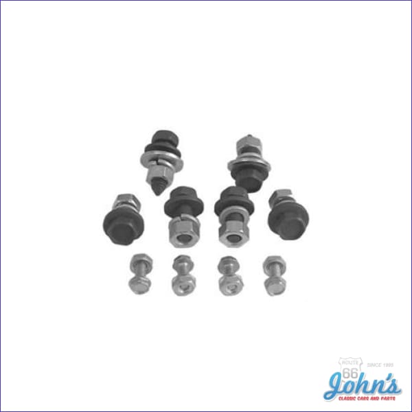 Front Spoiler & Bracket Mounting Hardware Kit. 28pc for Camaro – John's ...