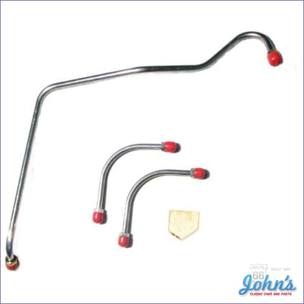 Fuel Pump to Carb Line Kit, with 302 Z2/8. 3 pc with Y block. Stainles ...