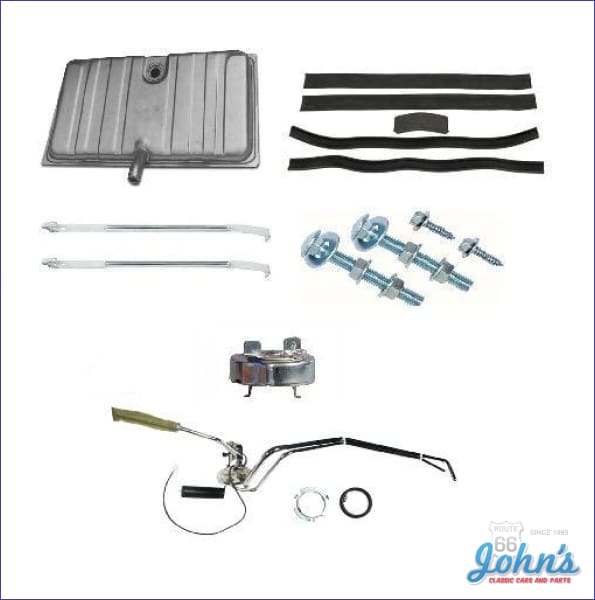 Gas Tank Kit with 3/8" Dual Line Sending Unit. GM Licensed Reproductio ...
