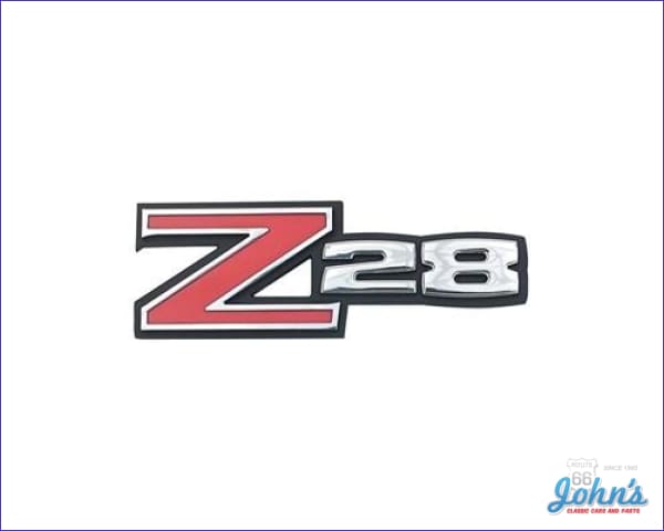 Grille Emblem. "Z28". GM Licensed Reproduction. for Camaro – John's ...
