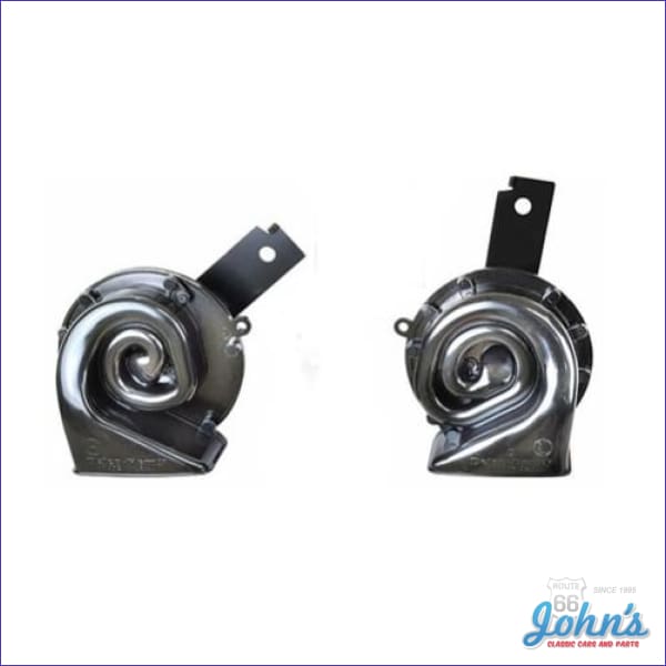 Horns, with welded brackets. Includes low and high note horns. for Che ...