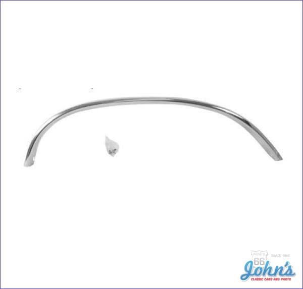Left Rear Wheel Well Molding, with hardware. for Chevy II / Nova – John ...