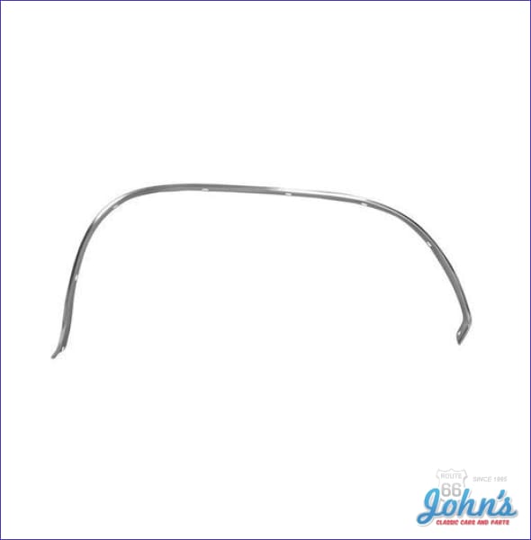 Left Rear Wheel Well Molding, with hardware. for Chevy II / Nova – John ...