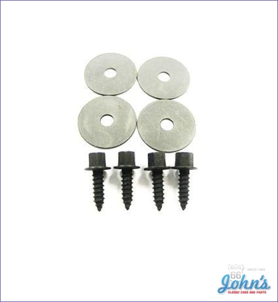 Lower Steering Column Clamp Plate Mounting Hardware Kit. 8 pc for Chev ...