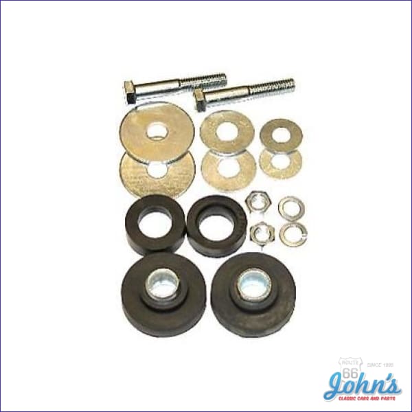 Radiator Support Bushing Kit with Hardware. for Camaro Chevy II / Nova ...