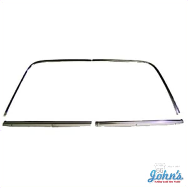 Rear Window Molding Kit, 4pc GM Licensed Reproduction. OE Thickness St ...