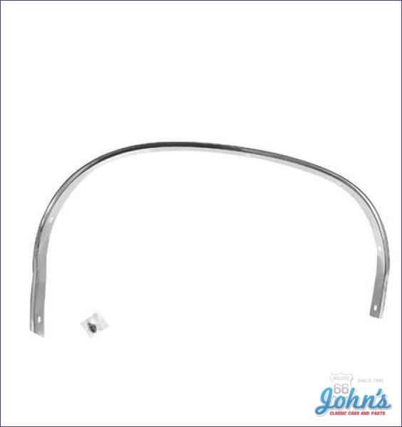 Right Front Wheel Well Molding, with hardware. for Chevy II / Nova ...