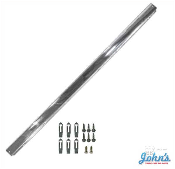 Rocker Panel Molding - LH. 3" wide molding with retainer strips and r ...