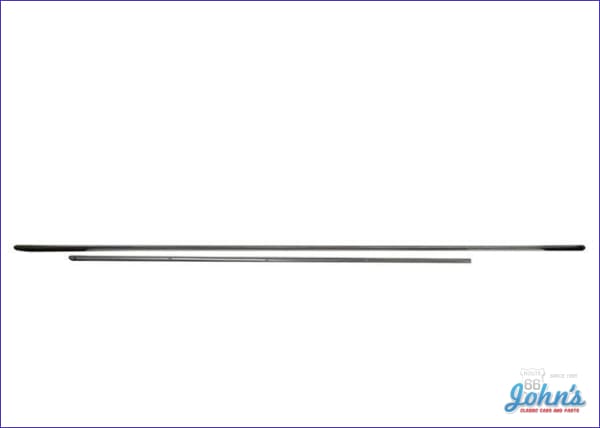 Rocker Panel Molding with Backing Plate- Reproduction- Each for Camaro ...