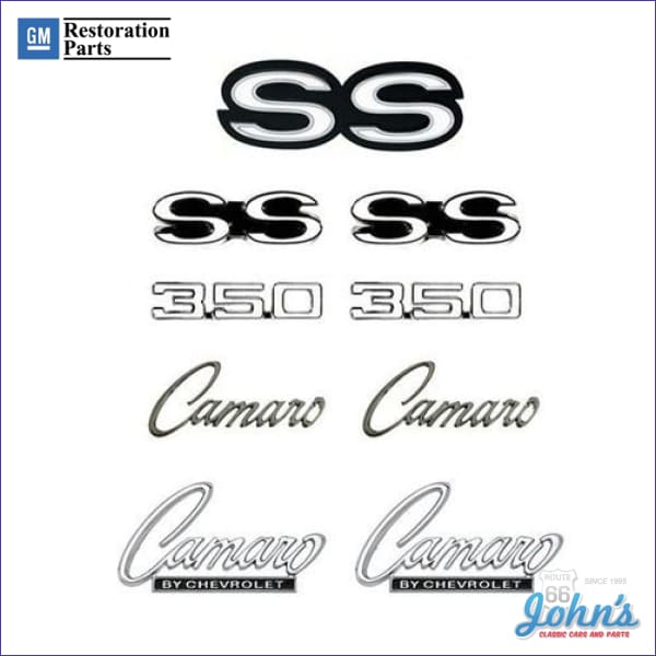 "RS-SS 350" Emblem Kit. GM Licensed Reproduction. for Camaro – John's ...
