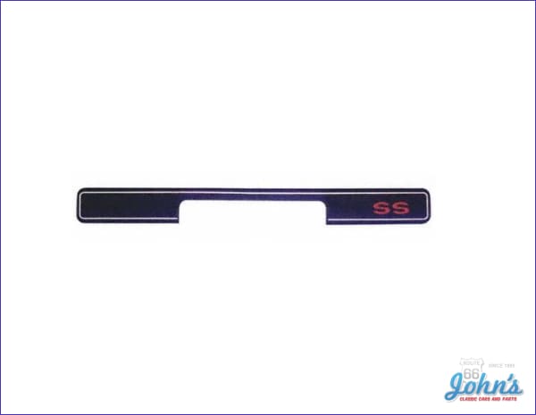 SS Rear Bumper Pad, with Red SS. Self Adhesive. for Chevelle – John's ...