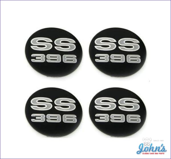SS Wheel Center Cap "SS396" Decals, set of 4. for Chevelle El Camino C ...