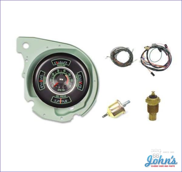 Tach and Gauge Conversion Kit, 5700 Redline. for Chevelle El Camino ...