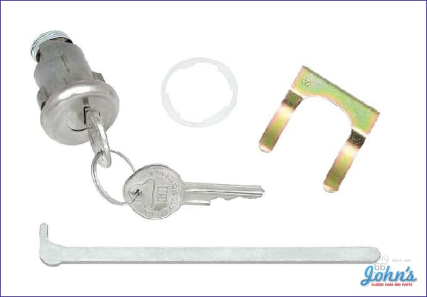 Trunk lock kit with OE Style Keys. Notch at 11:00 position. for Chevel ...
