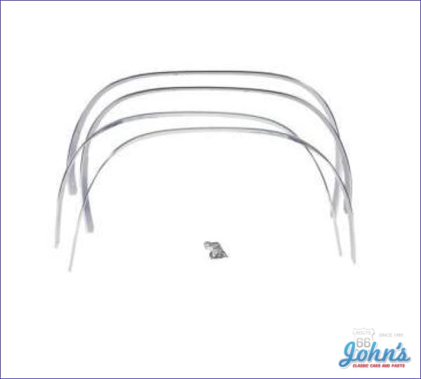 Wheel Well Molding Kit with Hardware- with or without Rally Sport- Rep ...